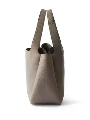 Prada Small Leather Tote - Brown
