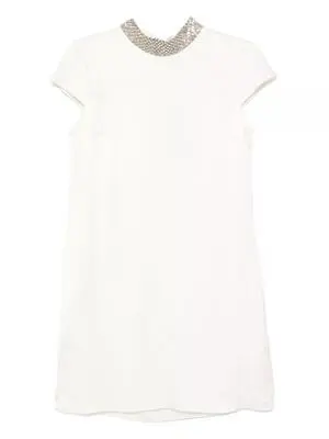 White Short Sleeve Dresses