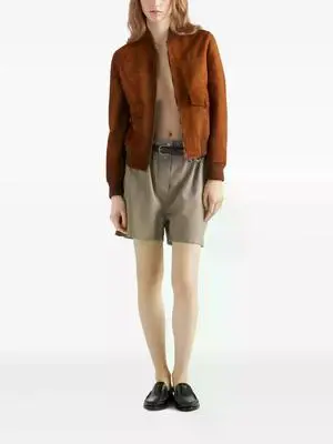 Prada Suede Blouson Jacket