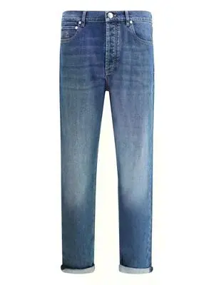 Brunello Cucinelli Cotton Straight Jeans