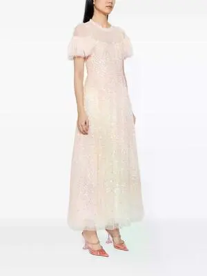 NEEDLE & THREAD Deco Dot Gloss Gown