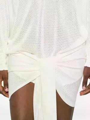 Attico V-neck Mini Dress