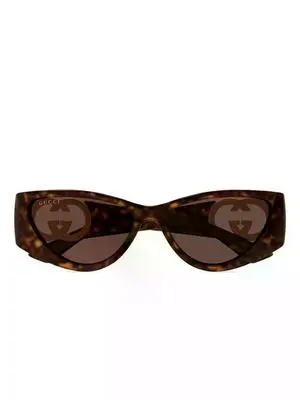 Gucci Cat-eye Frame Sunglasses - Brown