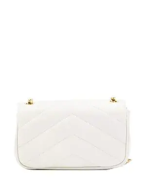 Saint Laurent Mini Lou Lou Crossbody Bag - Neutrals