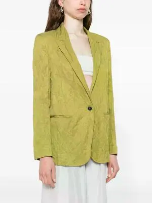 FORTE_FORTE Crinkled Blazer