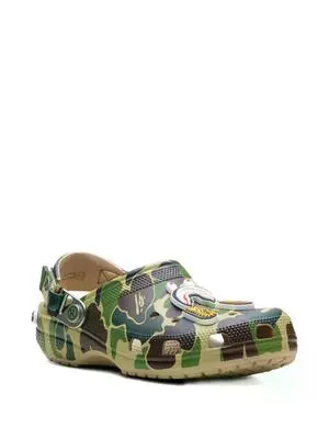 BAPE BLACK *A BATHING APE® Bape Black X Crocs Classic Clogs