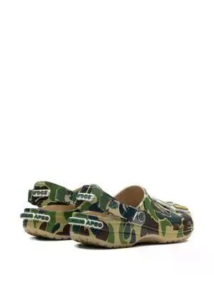 BAPE BLACK *A BATHING APE® Bape Black X Crocs Classic Clogs