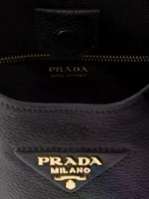 Prada Leather Shoulder Bag - Black
