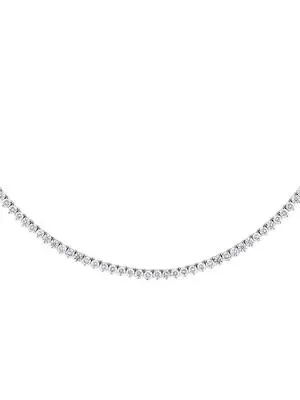 JEWELS AFICIONADO 18k White Gold Diamond Tennis Necklace