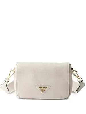 Prada Leather Shoulder Bag - Neutrals