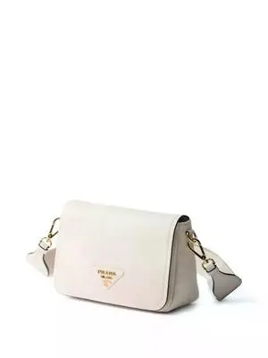 Prada Leather Shoulder Bag - Neutrals