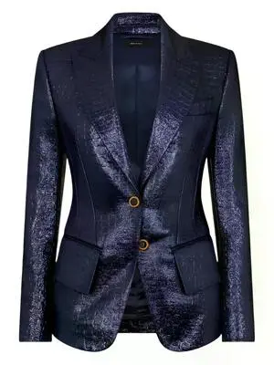 TOM FORD Crocodile-embossed Blazer