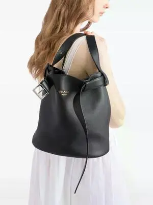 Prada Bucket Bag With Buckle Fastening