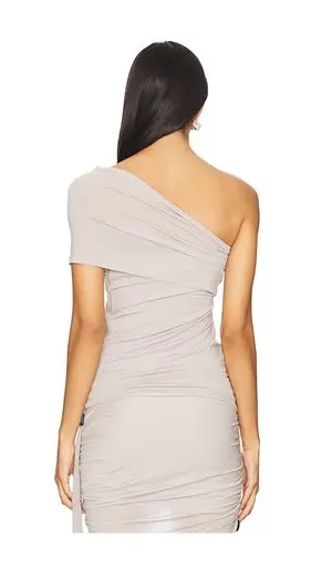 Helmut Lang Asymmetric Protect Top - Grey Lavender