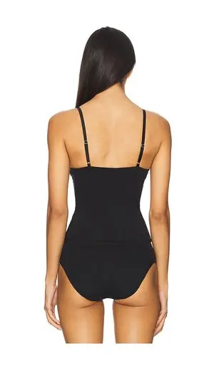 FLEUR DU MAL Scooped Neck Built-in Bra Cami