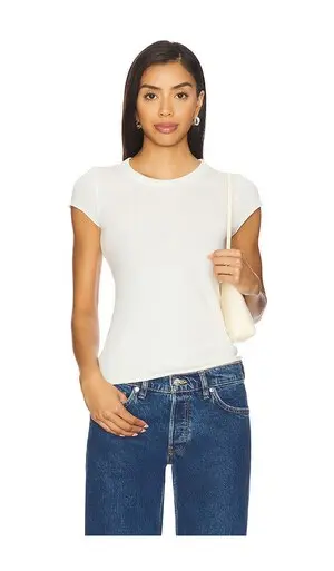 Cotton Citizen Marbella Cap-sleeve Tee