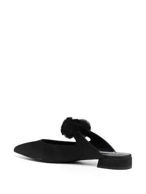 Karl Lagerfeld Kerrie Floral-appliqué Mules