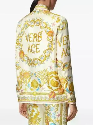 Versace Underwater Barocco Shirt - Neutrals