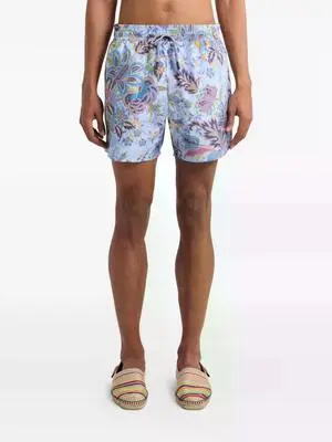 Etro Floral-print Swim Shorts