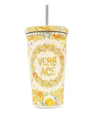Versace Logo-embellished Cup - Yellow