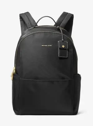 Michael Kors Large Nylon Backpack - Black
