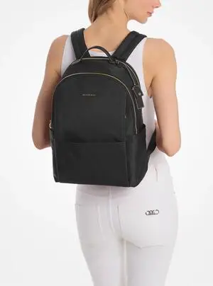 Michael Kors Sable Large Nylon Backpack