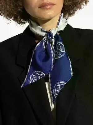 Tory Burch Printed Neck Scarf - Blue
