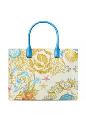Versace Barocco-pattern Tote Bag - White
