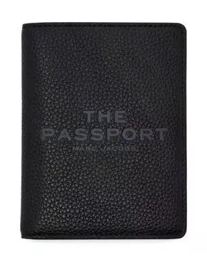 Marc Jacobs The Leather Passport Case - Black