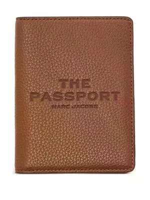Marc Jacobs The Leather Passport Case - Brown