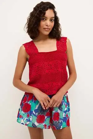 MARIE OLIVER Keeley Crochet Top