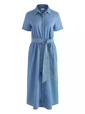 Alice + Olivia Chassidy Shirt Dress - Blue