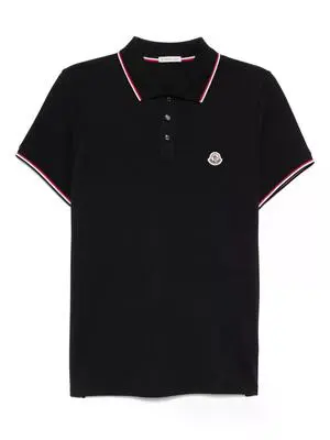 Moncler Logo-patch Polo Shirt - Blue