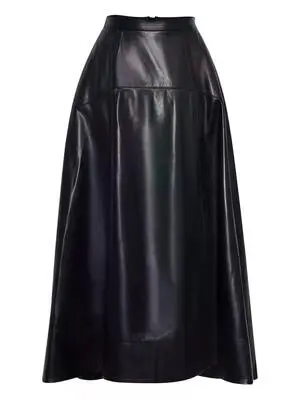 Adam Lippes Cody Skirt - Black