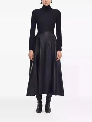 Adam Lippes Cody Skirt - Black
