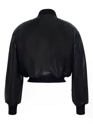 Adam Lippes Leather Bomber Jacket