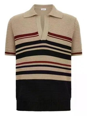 FERRAGAMO Cotton Knit Polo Shirt