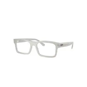 Ray-ban Rectangle Eyeglasses Frame - Photo Striped Light Blue