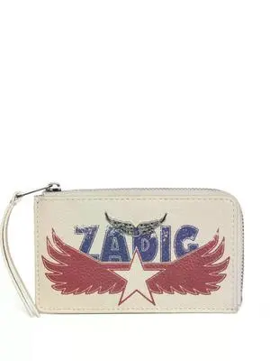 Zadig&Voltaire Gl America Card Holder - Neutrals