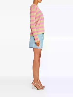 SEROYA Sabrina Boyfriend Denim Shorts - Blue