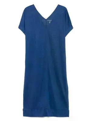 Majestic Filatures V-neck Dress - Blue