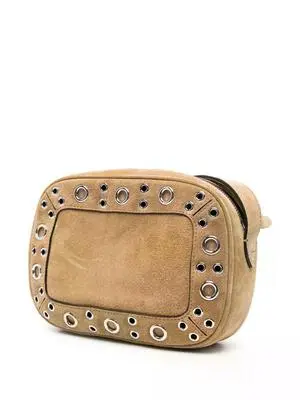 Valentino Garavani Nellcote Suede Shoulder Bag - Neutrals