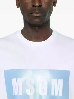 MSGM Logo-print T-shirt