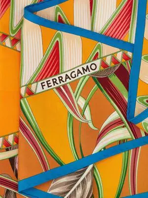 FERRAGAMO Graphic-print Triangle Scarf