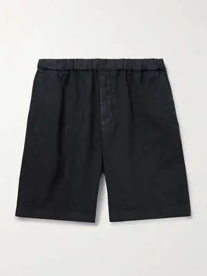 Boglioli Straight-leg Linen Shorts