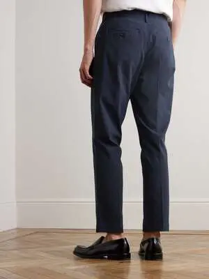 Mr P. Steve Straight-leg Pleated Trousers
