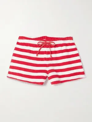 SUZIE KONDI Shallis Striped Terry Shorts