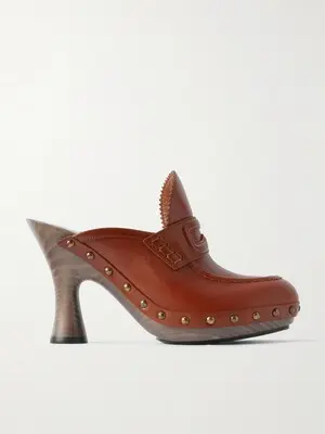 Burberry Studded Mules Clogs For Women