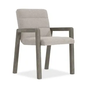 BERNHARDT Monolith Arm Chair - Puma Finish/b Fabric