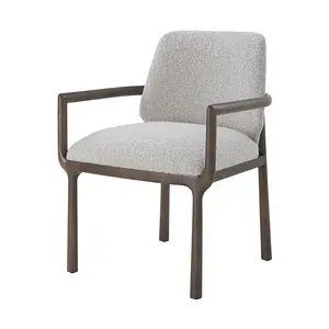 THEODORE ALEXANDER Urbane Dining Arm Chair - Campfire